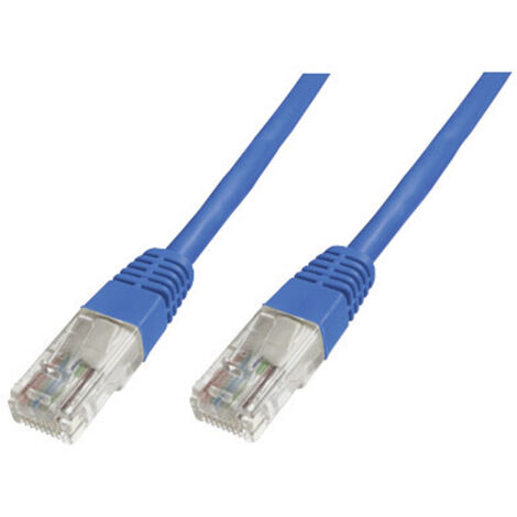 Digitus DK-1511-005/B RJ45 Netzwerkkabel, Patchkabel CAT 5e U/UTP 0.50 m Blau 1 St.