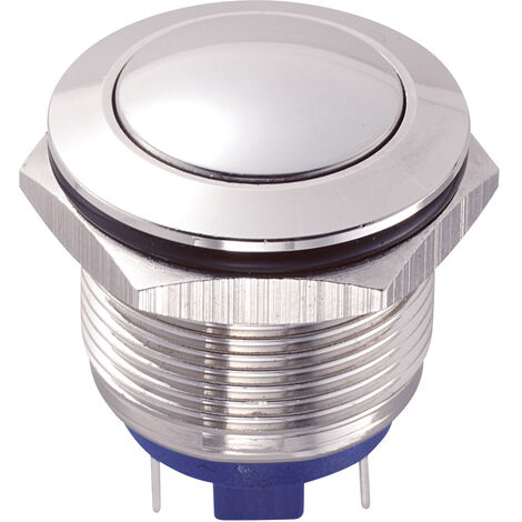 TRU COMPONENTS GQ19B-10/J/S Vandalismusgeschützter Drucktaster 48 V/DC ...