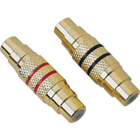 Sinuslive CVW Cinch-Adapter [2x Cinch-Buchse - 2x Cinch-Buchse]