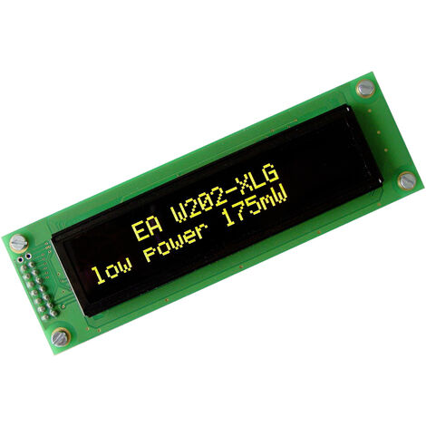 DISPLAY VISIONS OLED-Display Gelb-Grün 5.55 mm 3.3 V, 5 V Ziffernanzahl ...