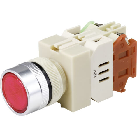 TRU COMPONENTS TC-9219080 Y090 Drucktaster 250 V/AC 5 A 1 x Ein/(Ein ...