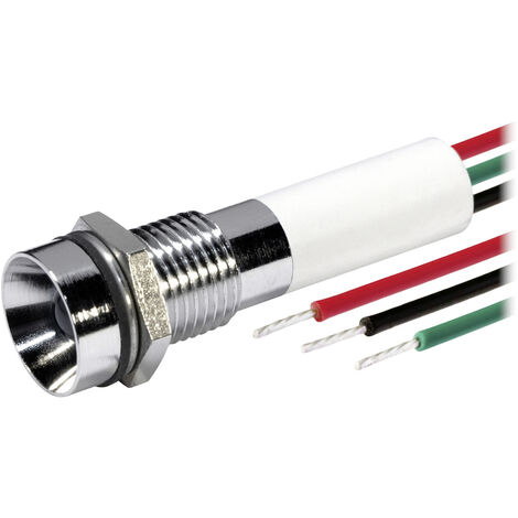 CML 19TR0I24/6 LED-Signalleuchte Rot, Grün, Gelb 24 V/DC 10 mcd, 20 mcd ...