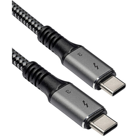 Akyga USB-Kabel Thunderbolt Stecker, Thunderbolt Stecker 1.50 m Schwarz ...