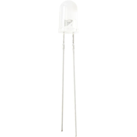 TRU COMPONENTS LED bedrahtet Grün Rund 5 mm 3000 mcd 100 ° 20 mA 2.9 V