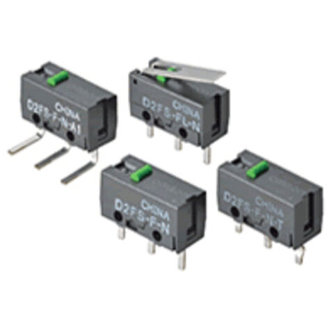 Omron D2FS-FL-N Mikroschalter 6 V/DC 0.1 A 1 x Aus/(Ein) 1 St. Bag