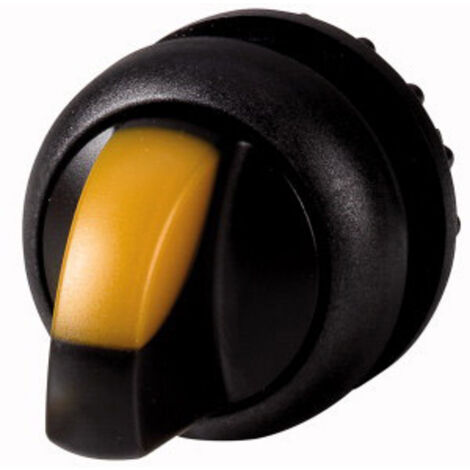 Eaton 284543 M22S-WLKV-Y Wahltaste Frontring Kunststoff Knebel Schwarz 1 St.