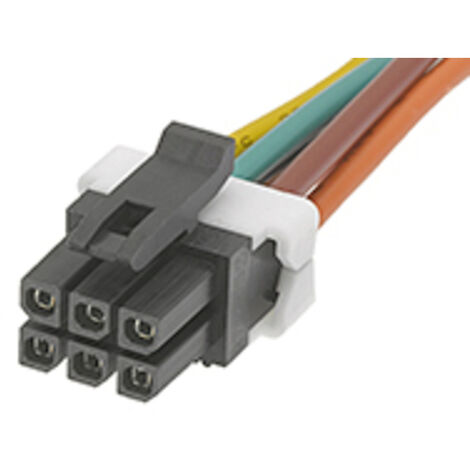 Molex Buchsengehäuse-Kabel Polzahl Gesamt 6 Rastermaß: 3 mm 451320603 1 St. Bag