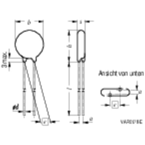 TDK B72214S301K101 S14K300 Scheiben-Varistor 470 V 1 St.