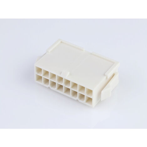 Molex Buchsengehäuse-Kabel Polzahl Gesamt 16 Rastermaß: 4.2 mm 39012166 1 St. Bag