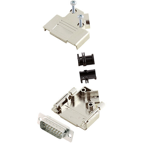 encitech D45PK-M-15-DMP-W-K 6355-8010-02 D-SUB Stiftleisten-Set 45 ° Polzahl: 15 Lötkelch 1 St.