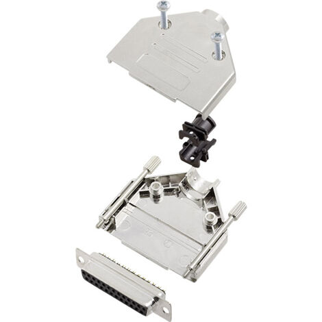 encitech DTPK-M-25-DBS-K 6355-0030-13 D-SUB Buchsenleisten-Set 180 ° Polzahl: 25 Lötkelch 1 Set
