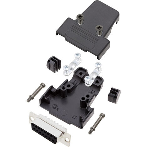 encitech TRI-M-09-DBP-K 6355-0038-01 D-SUB Stiftleisten-Set 180 ° Polzahl: 9 Lötkelch 1 Set