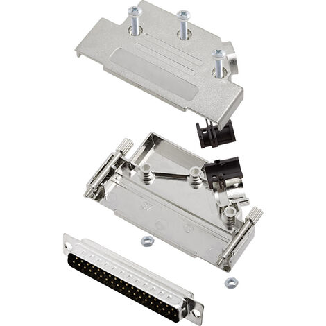 encitech D45PK-M-37-DBP-K 6355-0009-04 D-SUB Stiftleisten-Set 45 ° Polzahl: 37 Lötkelch 1 Set