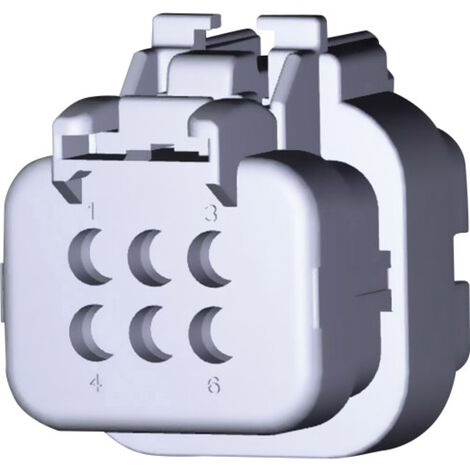 TE Connectivity Buchsengehäuse-Kabel AMPSEAL16 Polzahl Gesamt 6 776433 ...