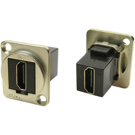 XLR Adapter HDMI-Buchse auf HDMI Adapter, Einbau CP30200GM Cliff Inhalt ...