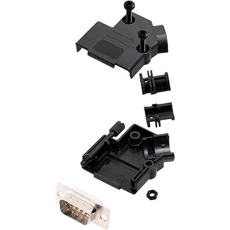 encitech D45PK-P-09-DBP-W-K 6355-8034-01 D-SUB Stiftleisten-Set 45 ° Polzahl: 9 Lötkelch 1 St.