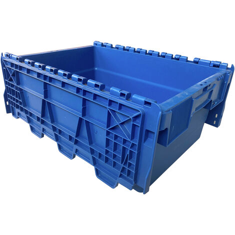 VISO DSW5527 Klappdeckelbox (B x H x T) 400 x 320 x 300 mm Blau 1 St.
