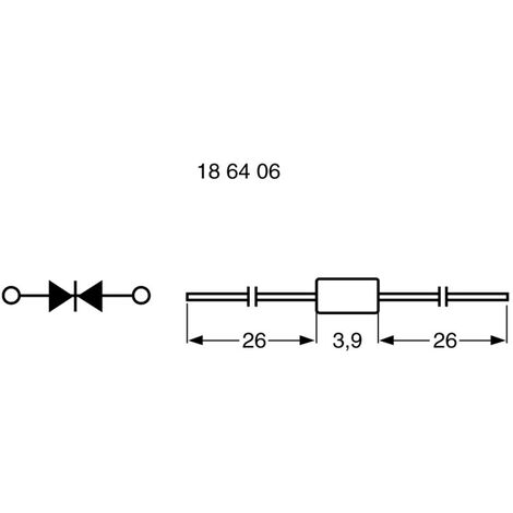 STMicroelectronics DB3 = D30 = ER900 Thyristor (SCR) - DIAC DO-35 50 µA 32 V