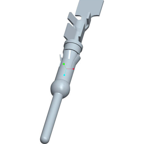 TE Connectivity 66099-4 Rundstecker Einzelkontakt Stiftkontakt ...