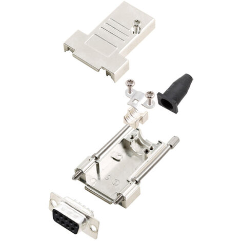 encitech DTSL09-T-JSRG+DBS-K 6355-0040-11 D-SUB Buchsenleisten-Set 180 ° Polzahl: 9 Lötkelch 1 Set