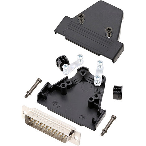 encitech TRI-P-25-DMP-W-K 6355-8037-03 D-SUB Stiftleisten-Set 180 ° Polzahl: 25 Lötkelch 1 St.