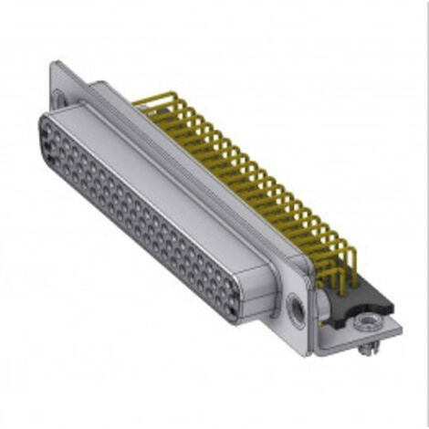 Deltron Connectors HD-D 62 SYC2 M47H UN D-SUB Buchse 90 ° Polzahl: 62 ...