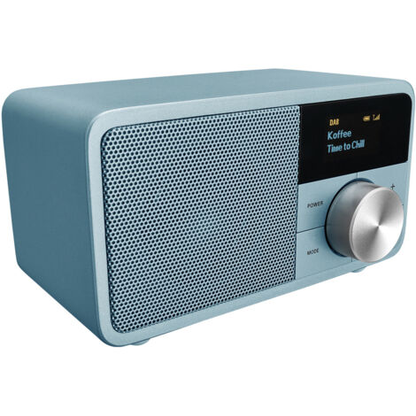 Sangean Genuine Mini DDR-7 Tischradio DAB+, UKW AUX, Bluetooth® Türkis