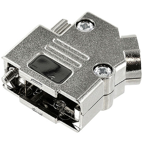 encitech D45PK-M-09-K 6560-0146-11 D-SUB Gehäuse Polzahl: 9 Kunststoff, metallisiert 45 ° Silber 1 S