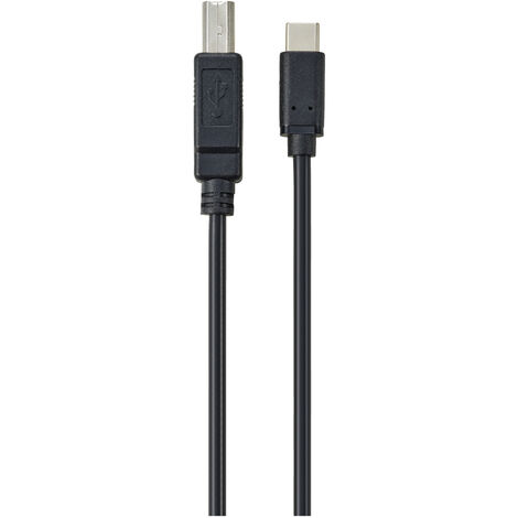 Renkforce USB-Kabel USB 2.0 USB-C® Stecker, USB-B Stecker 2.00 m ...