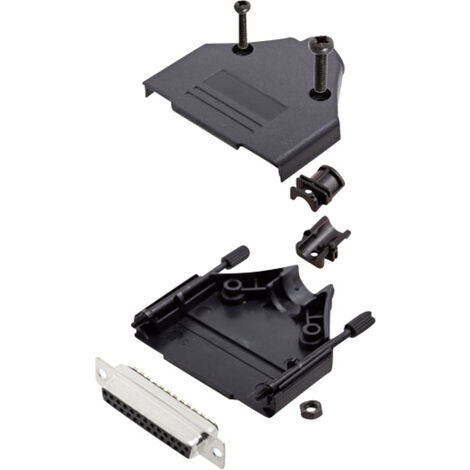 encitech DTPK-P-25-DBS-K 6355-0032-13 D-SUB Buchsenleisten-Set 180 ° Polzahl: 25 Lötkelch 1 Set