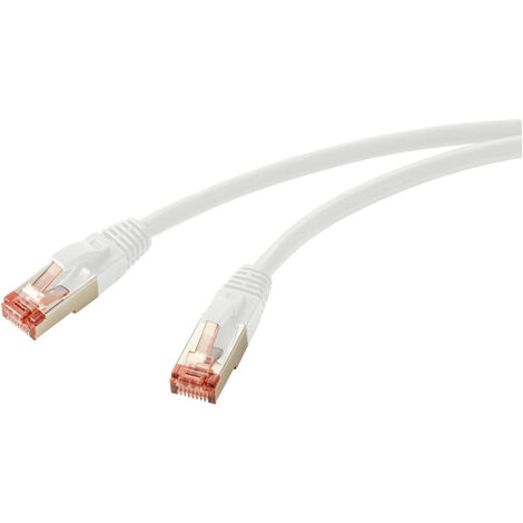 Renkforce RF-5771886 RJ45 Netzwerkkabel, Patchkabel CAT 6 S/FTP 1.50 m Computer-Grau Halogenfrei 1 S