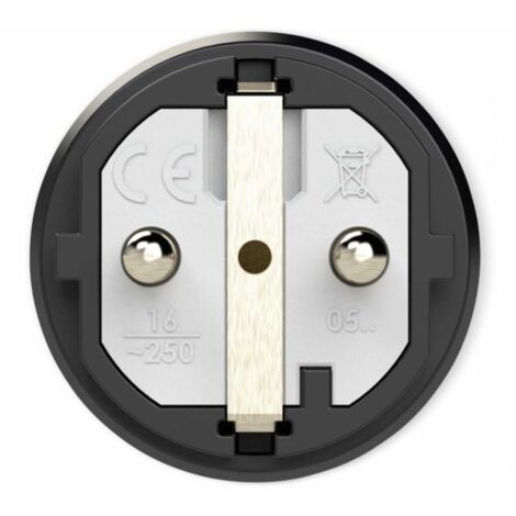 PCE 0511-sr Schutzkontaktstecker Gummi, Thermoplast 250 V Schwarz, Rot IP54