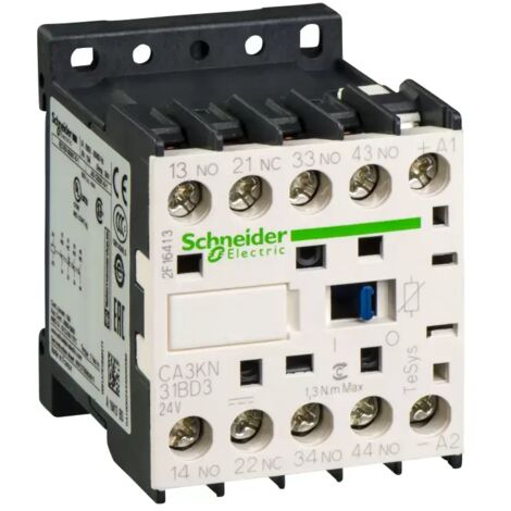 Schneider Electric CA3KN31BD3 Hilfsschütz 3 Schließer, 1 Öffner 1 St.