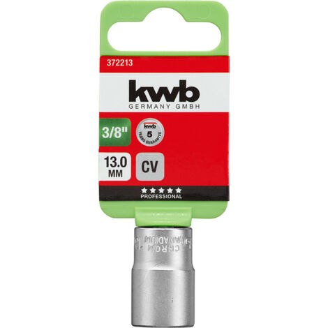 kwb 372213 Steckschlüsseleinsatz 13 mm 3/8"