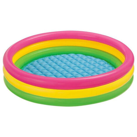 Aufblasbares Planschbecken 3 Farben 114 x 25 cm INTEX 57412