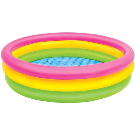 Aufblasbares Planschbecken 3 Farben 114 x 25 cm INTEX 57412