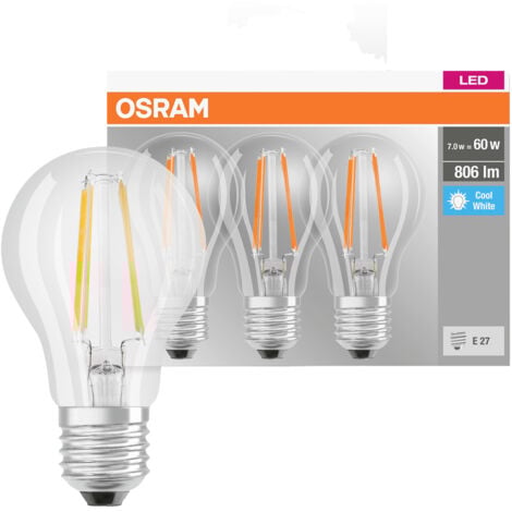 OSRAM HOMELIGHTING 4058075819535 LED EEK E (A - G) E27 Glühlampenform 6.5 W = 60 W Neutralweiß (Ø x