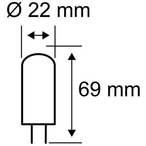 Paulmann 29099 LED EEK E (A - G) G9 7.2 W Warmweiß (Ø x H) 22 mm x 69 ...