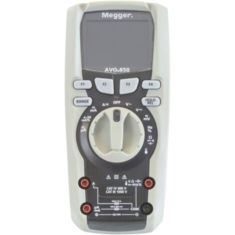 Megger AVO850 Hand-Multimeter digital CAT III 1000 V, CAT IV 600 V ...