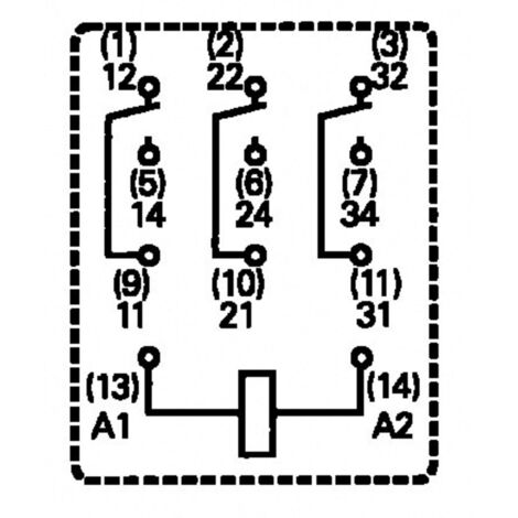 TE Connectivity PT370024 Miniaturrelais 24 V/DC 10 A 3 Wechsler 1 St.