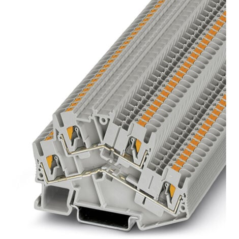 Phoenix Contact 3209604 Doppelstockklemme 5.2 mm Schnellanschluss Grau ...