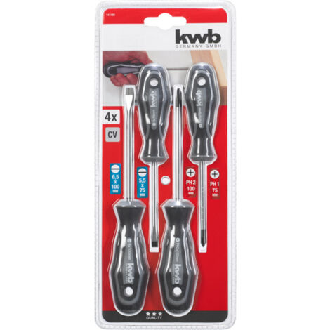 kwb Schraubendreher-Set 4teilig