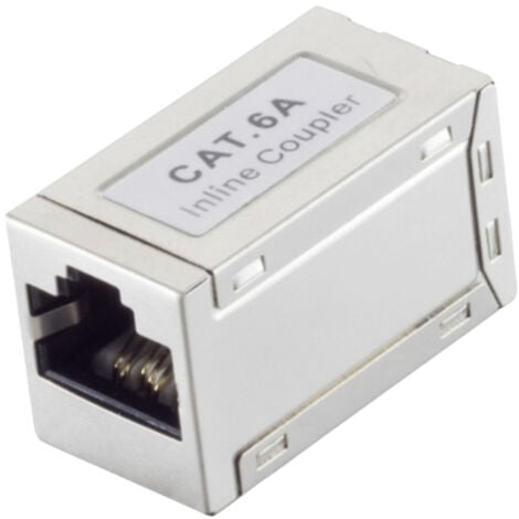 BKL Electronic RJ45 Verbinder, CAT 6a, STP, slim, silber 10121206 ...