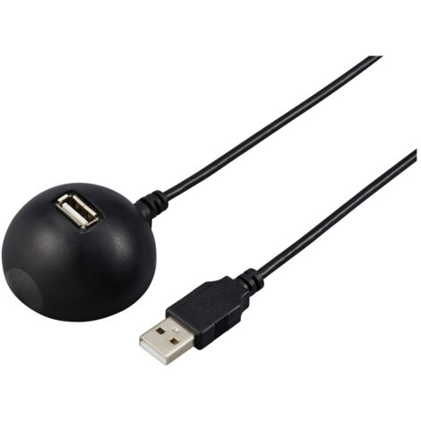 Renkforce USB-Kabel USB 2.0 USB-A Stecker, USB-A Buchse 1.50 m Schwarz ...