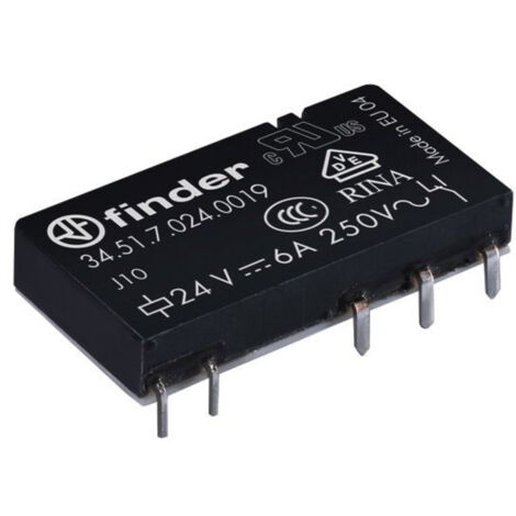 Finder 34.51.7.005.0019 Printrelais 5 V/DC 6 A 1 Wechsler 1 St.