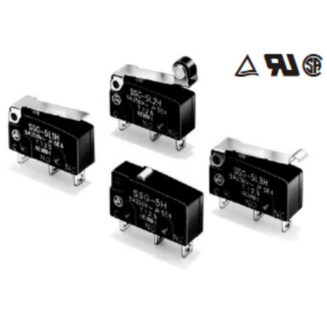 Omron SSG-5L3T Mikroschalter 125 V/AC 5 A 1 x Ein/(Ein) 1 St. Bag