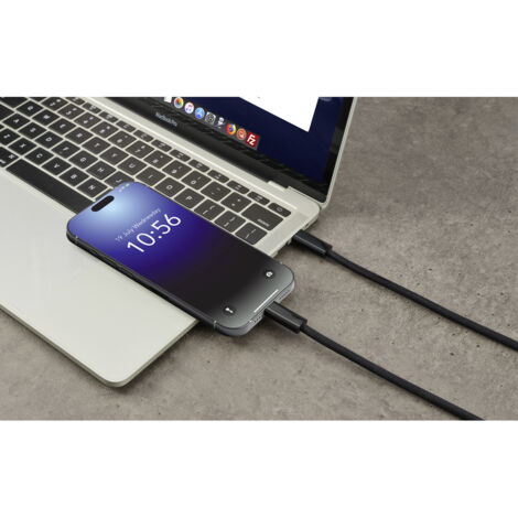 Renkforce USB-Kabel USB4® USB-C® Stecker, USB-C® Stecker 1.00 m Schwarz ...