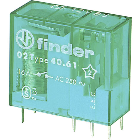 Finder 40.61.6.006.4001 Printrelais 6 V/AC, 6 V/DC 16 A 1 Wechsler 1 St.