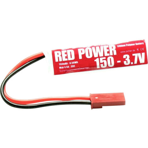 Red Power Modellbau-Akkupack (LiPo) 3.7 V 150 mAh Softcase JST