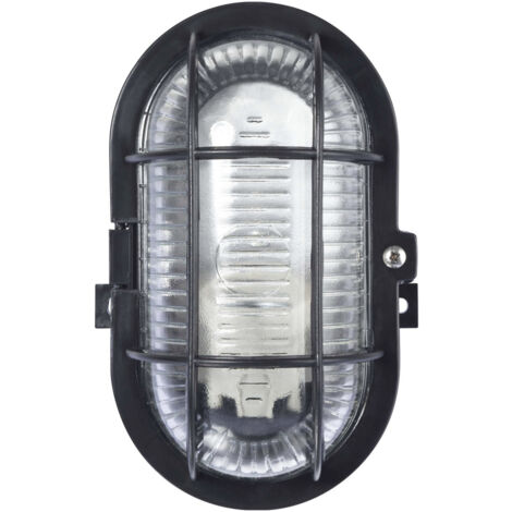 Sygonix Feuchtraumleuchte E27 Schwarz